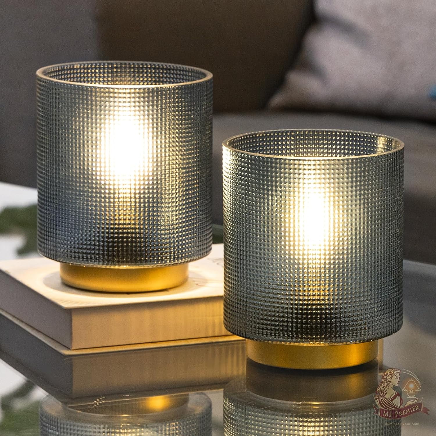 Battery Operated Lamp with Timer, Small Cordless Table Lamp for Bedroom ...