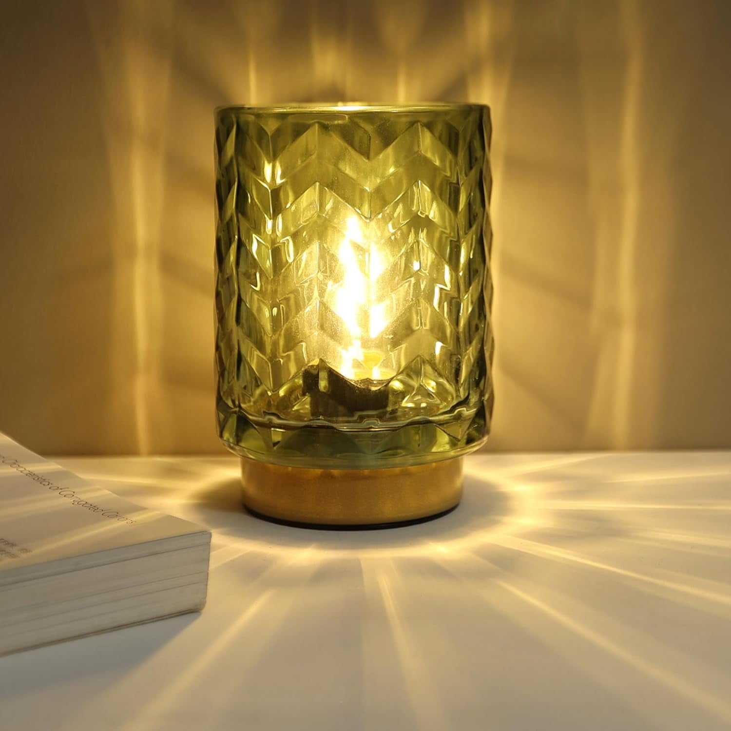 Battery Operated Lamp with Timer, Small Table Lamp Mothers Day Gifts ...