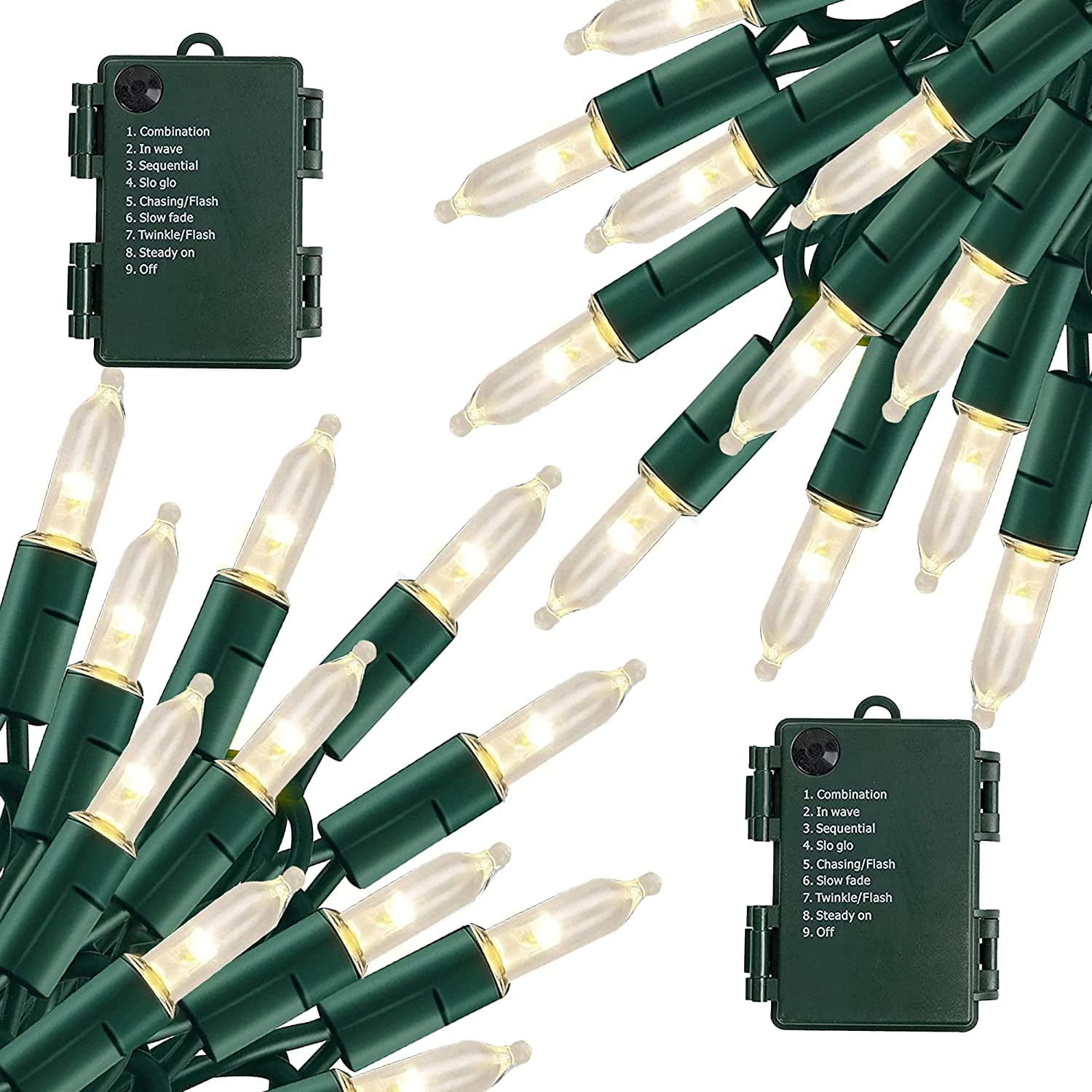 Battery Operated Mini String Lights, 16ft 50 LED String Lights with ...