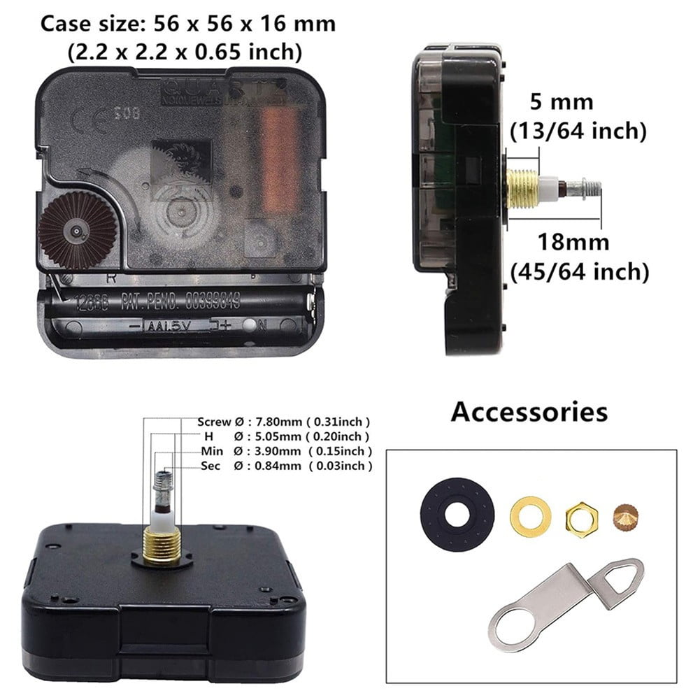 Battery Operated Movement Clock Repair Kit Versatile Compatibility Cost ...