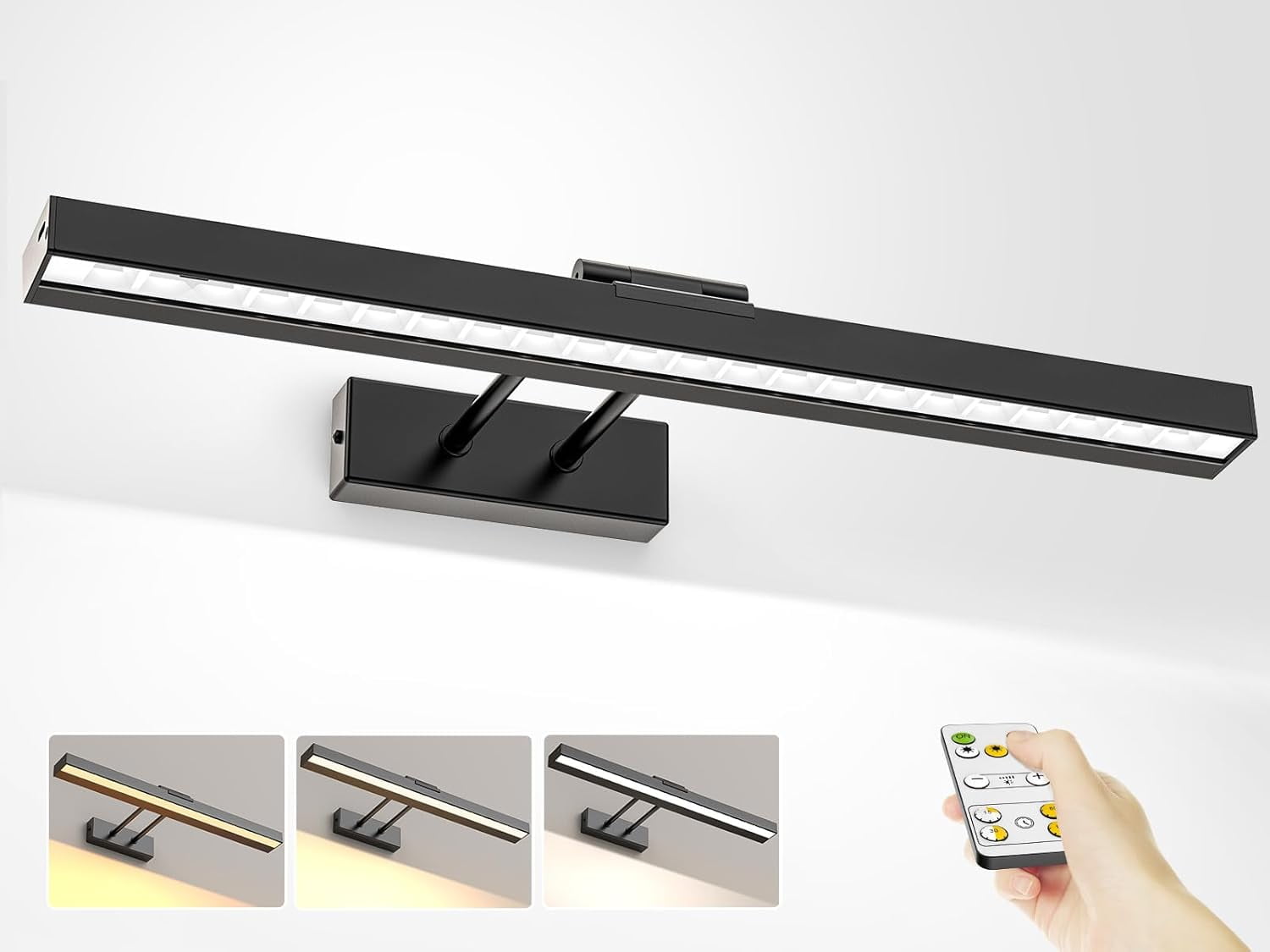 Battery Operated Picture Light, 16in Wireless Art Light for Paintings ...