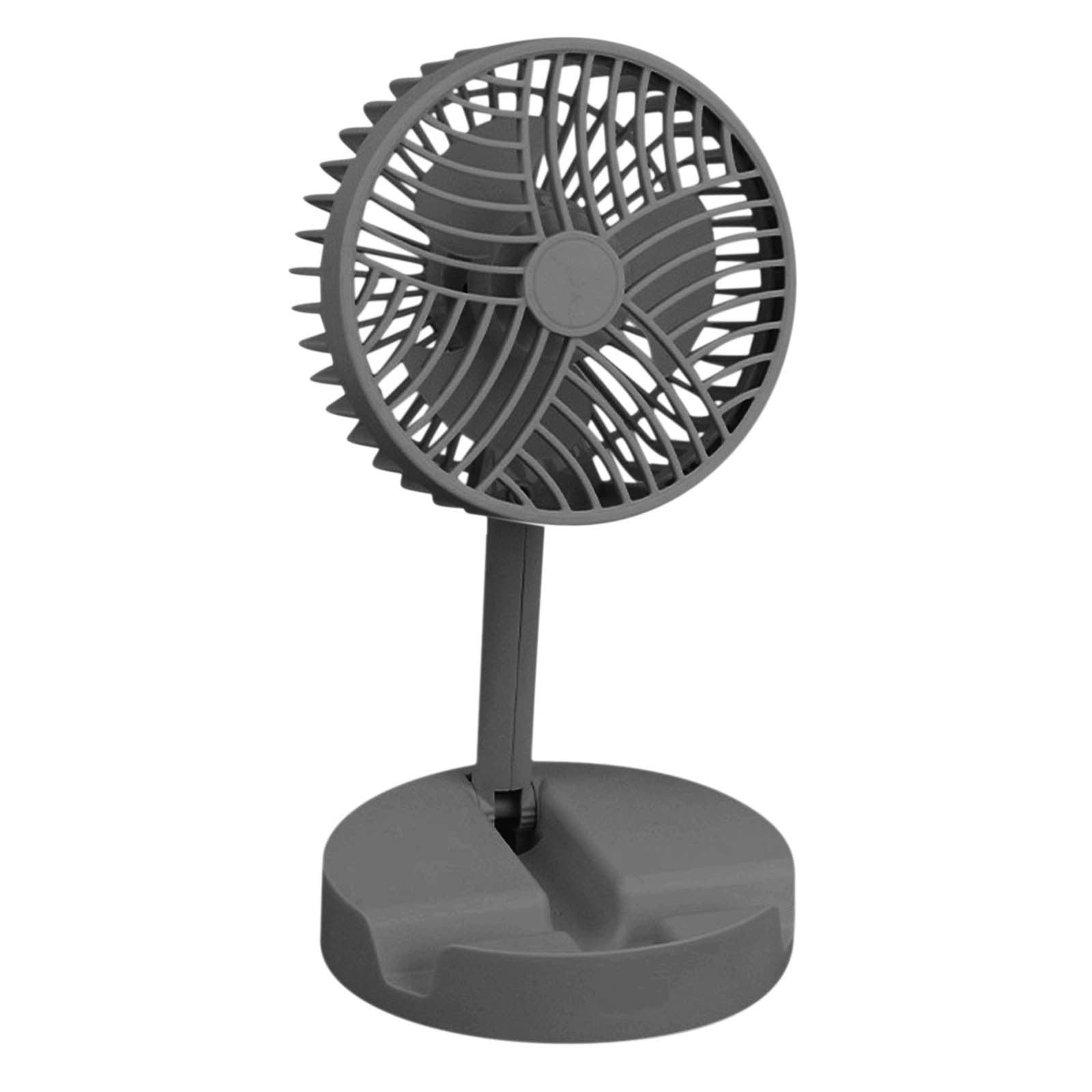 Battery Operated Portable Foldable Standing Fan Rechargeable USB ...