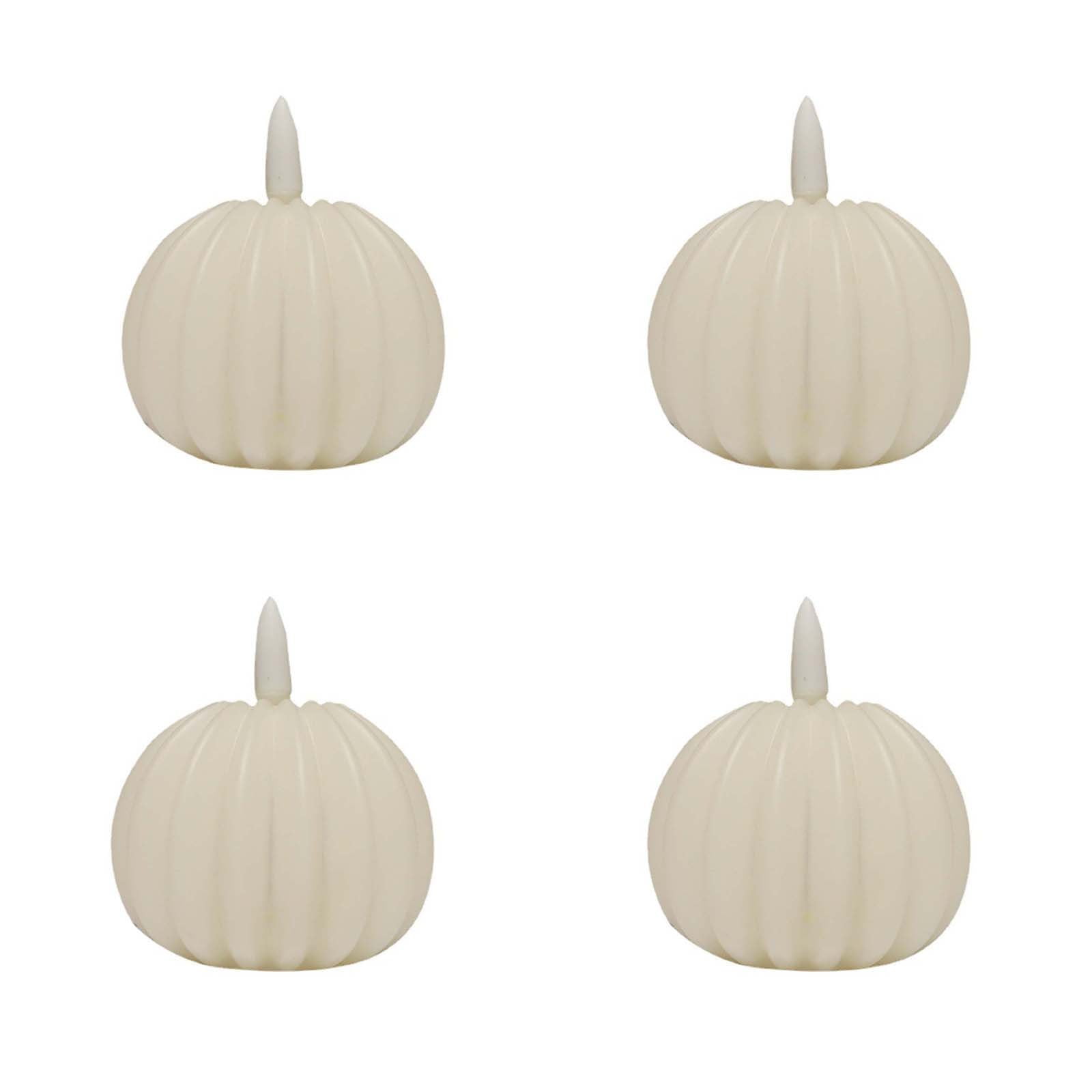 Battery Operated Pumpkin Candle - Flameless LED Mini Pumpkin Light ...
