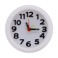 Alarm Clock 4.5" Bedside Analog Alarm Clock for Bedroom Battery ...