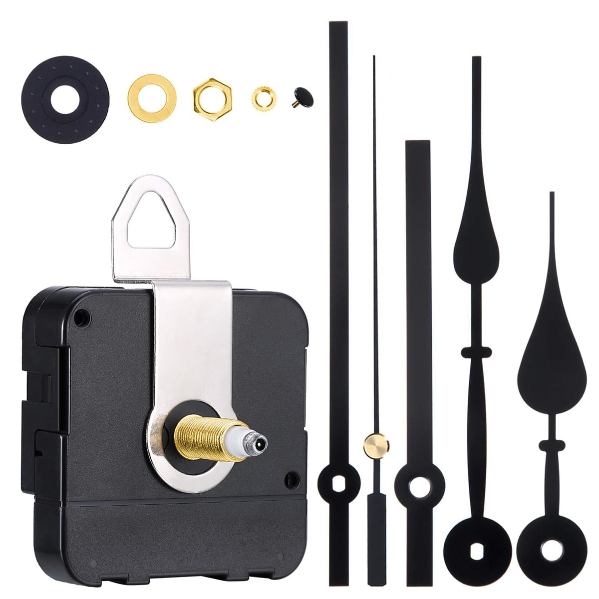 Battery Operated Quartz Clock Movement, Replacement Clock Kit for DIY ...