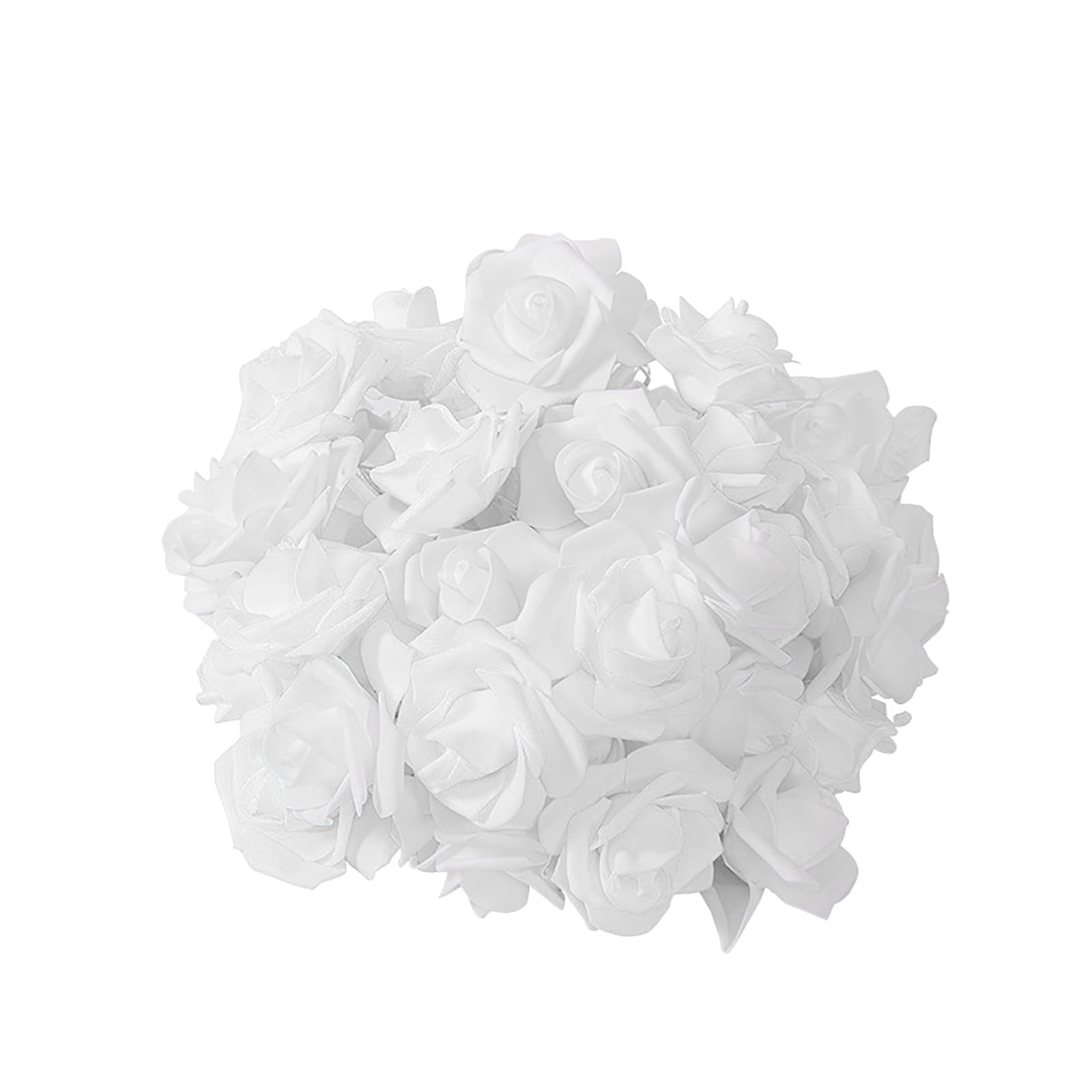 Battery Operated Rose String Lights - Floral Fairy Lights for Bedroom ...