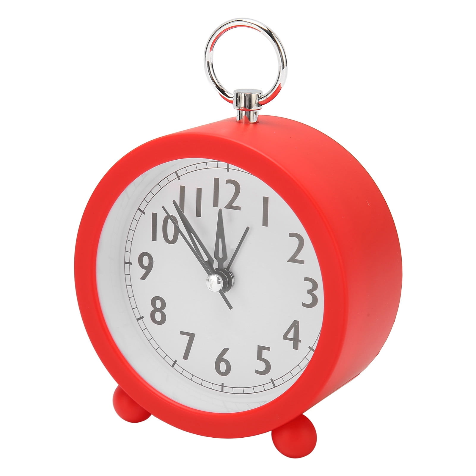 Battery-Operated, Simple Plastic Design, Perfect for Bedroom & Desk Red ...