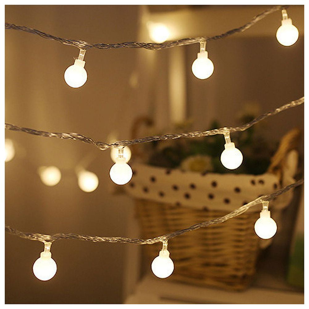 Battery Operated String Lights, 20 Feet 40 LED Camping Globe Lights ...