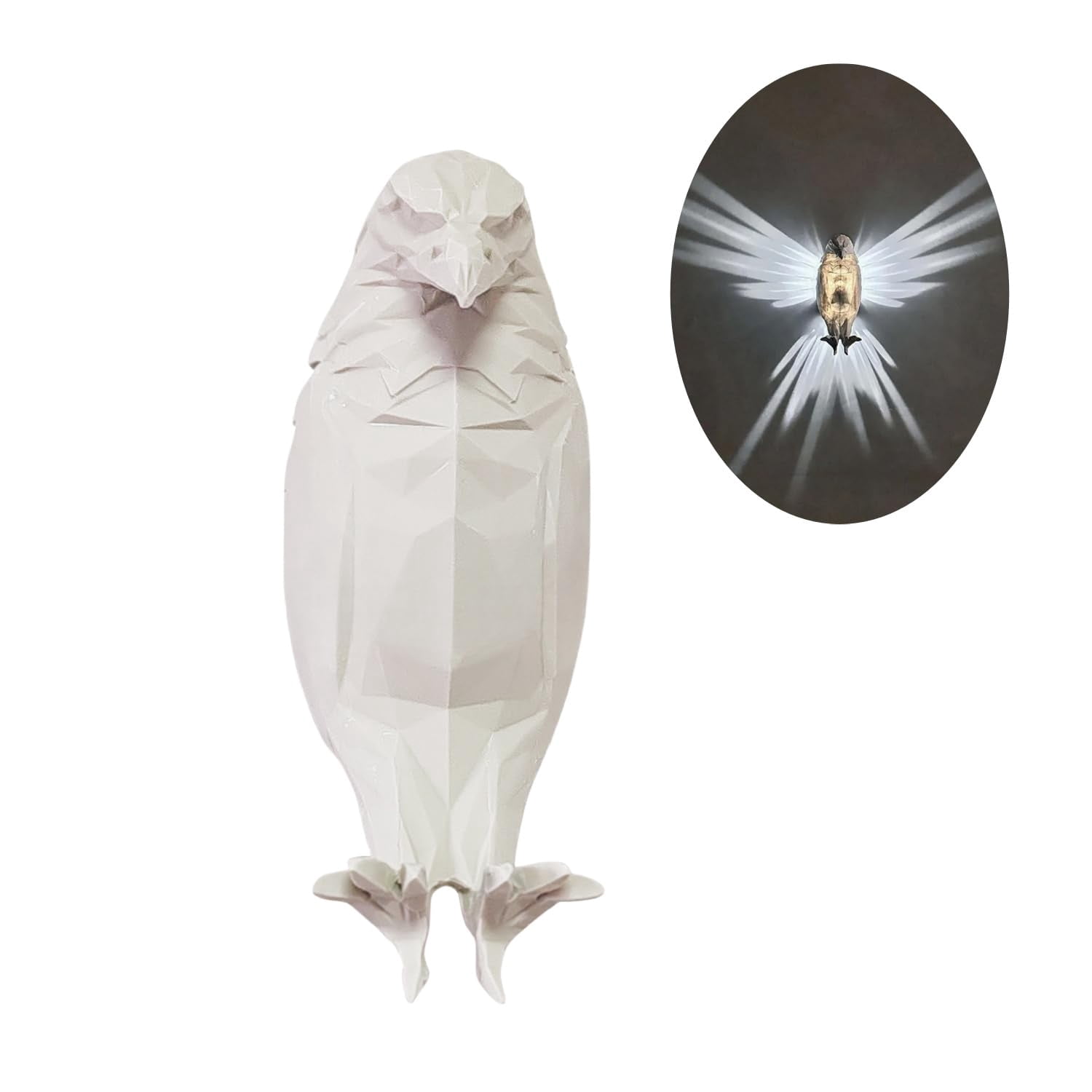 Battery Operated Wall Sconce, Eagle Lamp, 3D Animal Wall Sconce, LED ...