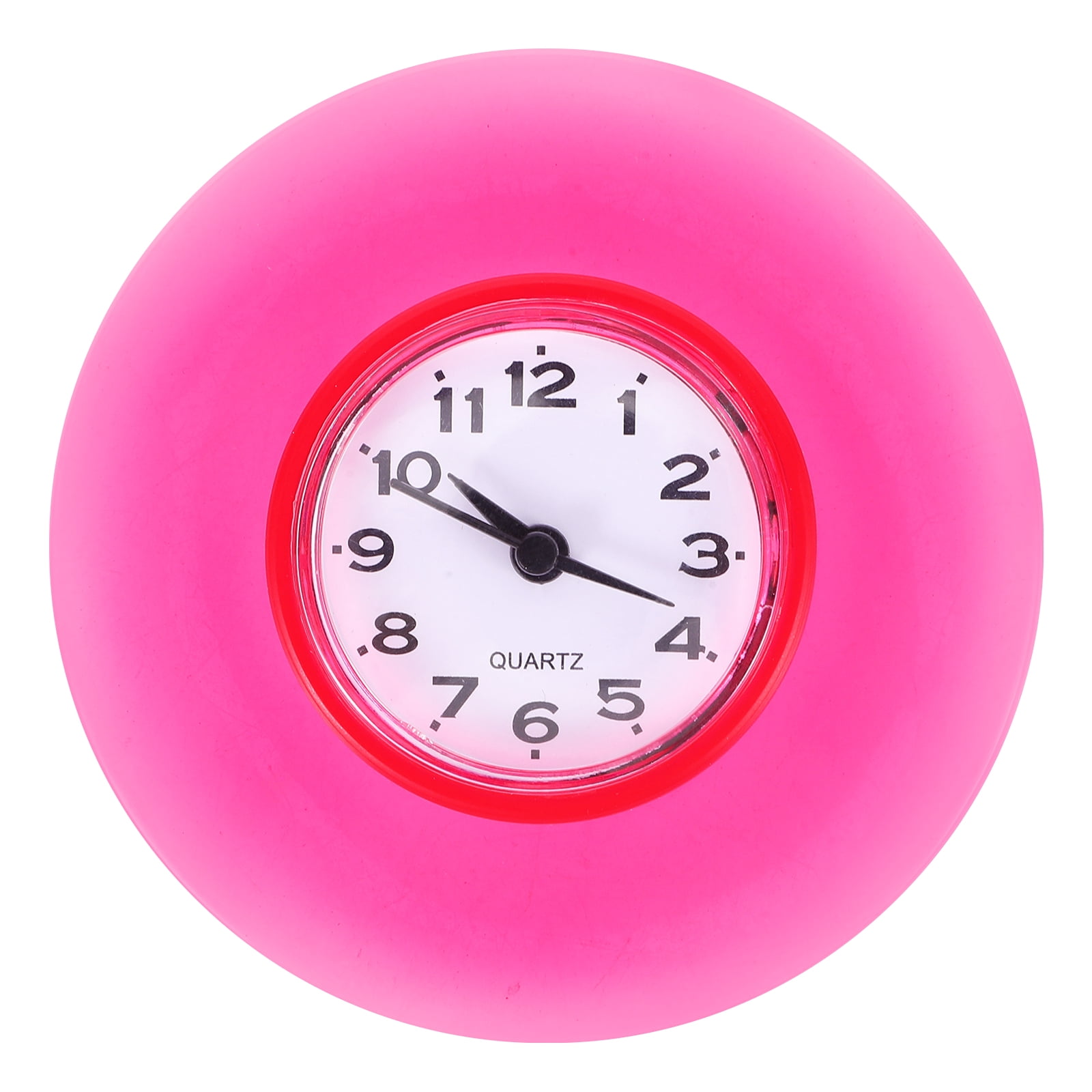 Battery Operated Waterproof Bathroom Clock Silent Shower Wall Clock ...