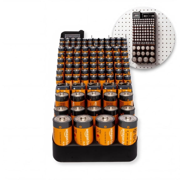 Battery Organizer Wall Mount