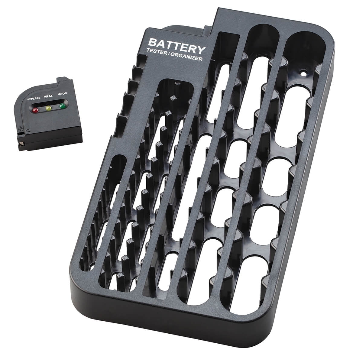 Battery Organizer with Tester - Walmart.com