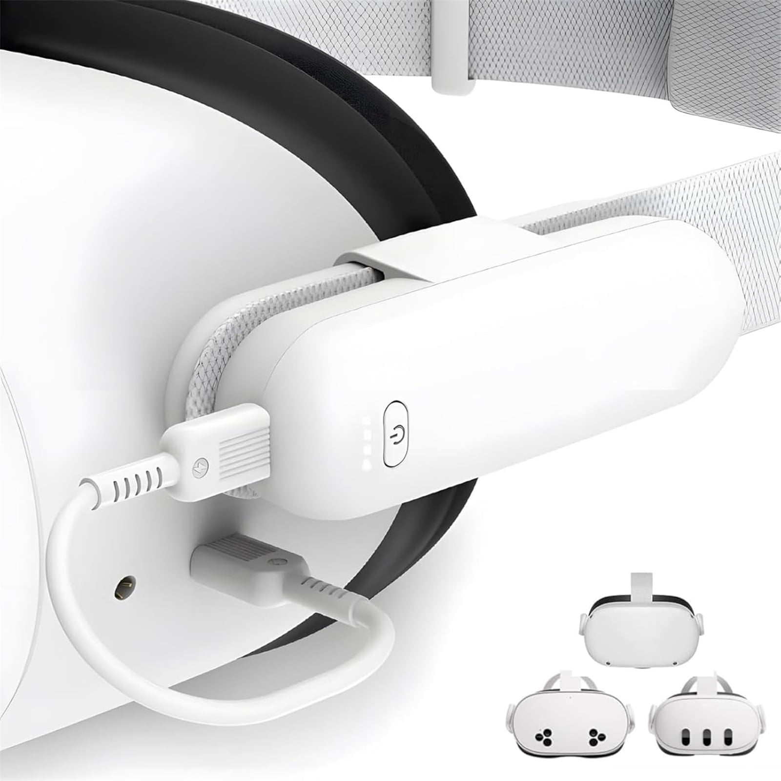 Battery Pack for Meta/Oculus Quest 2/Quest 3/Quest 3S, 5000mAh Portable ...