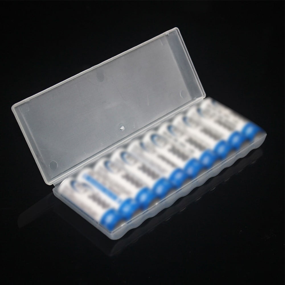 Battery Plastic Case Storage Box Hard Plastic Case for 10×Aa Aaa ...