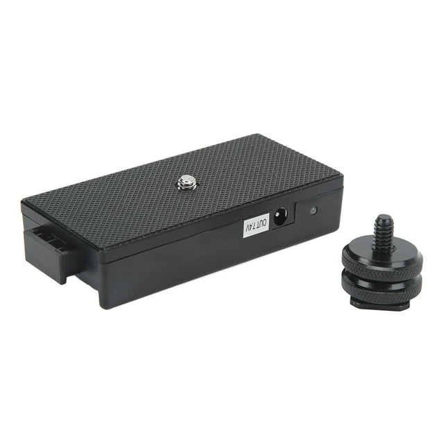 Battery Plate Plastic Camera Battery Power Supply Plate Adapter with 2 ...