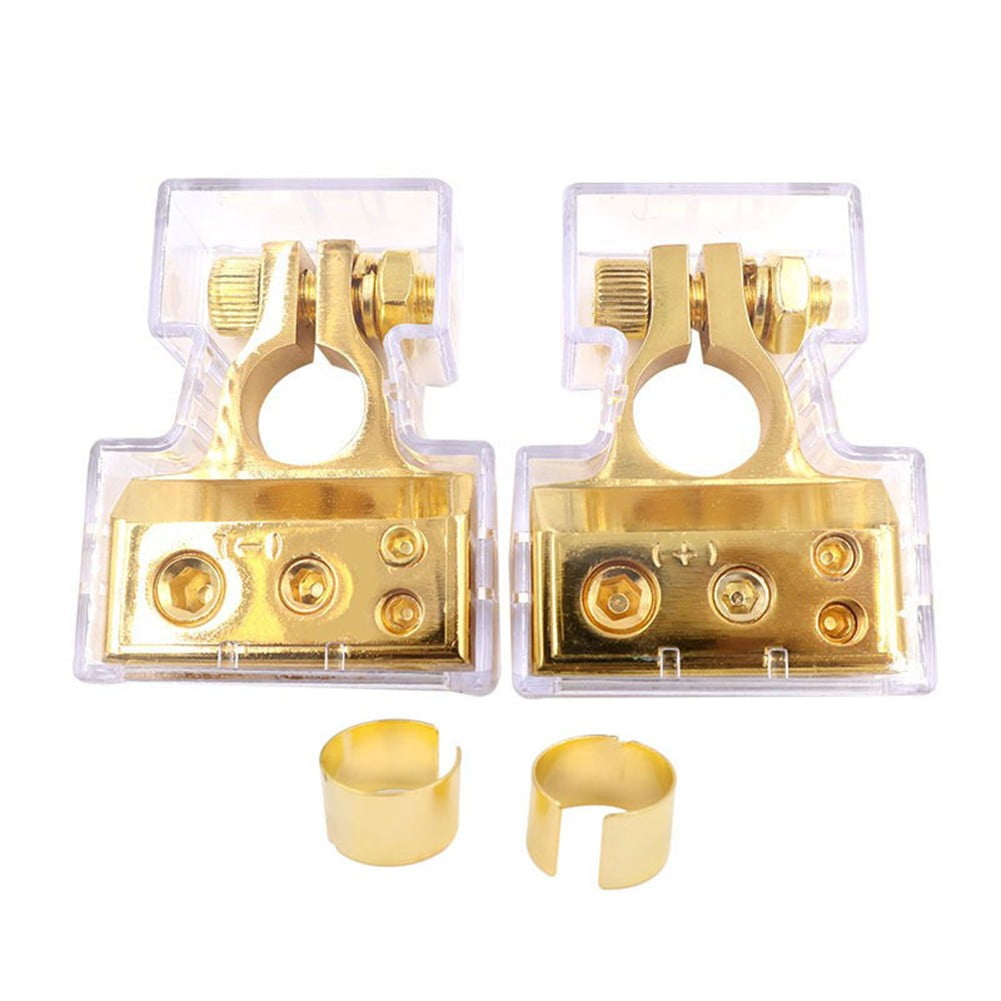 Battery Port 2/4/8 AWG Car Battery Terminals Positive Negative Battery ...