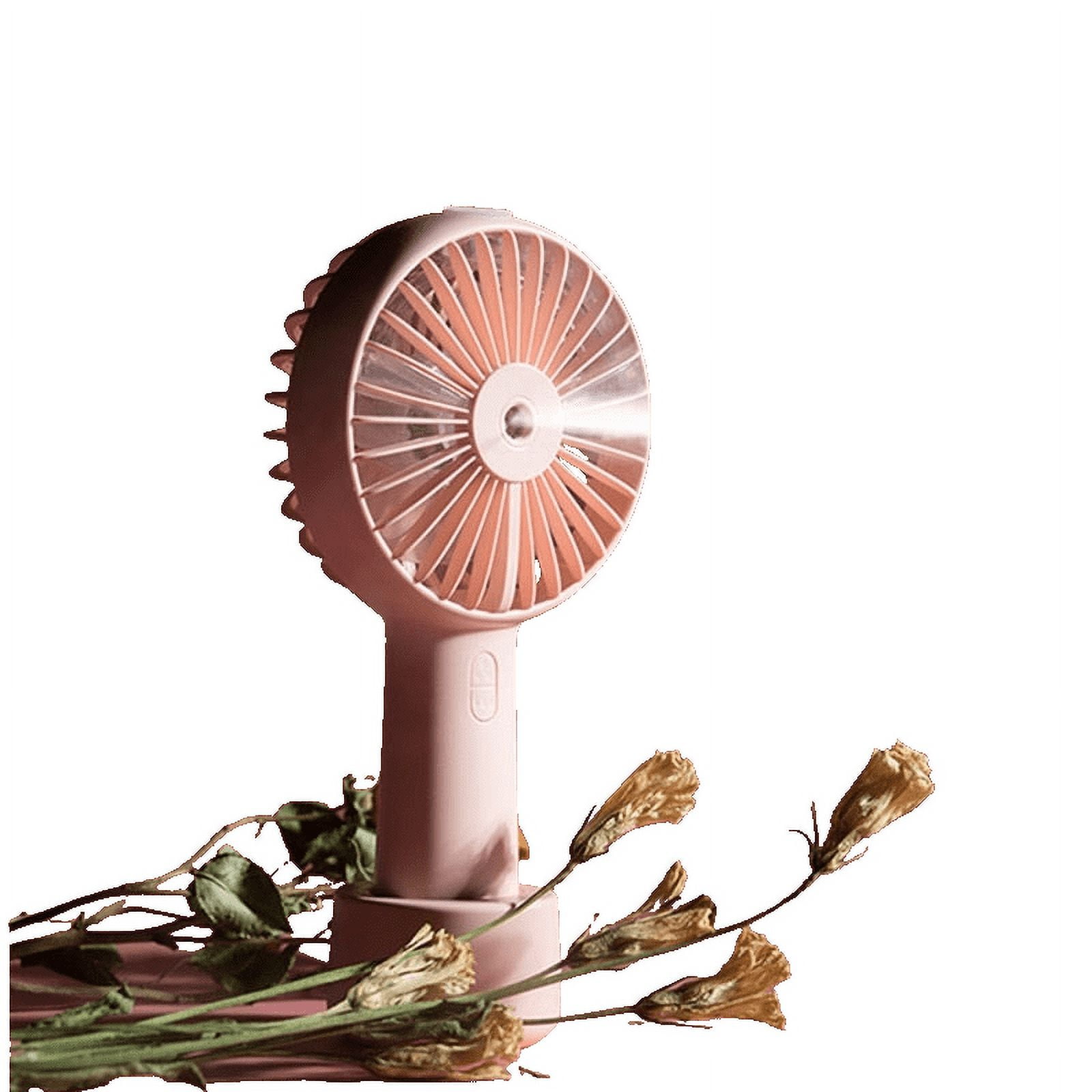 Battery Portable Water Spray Mist Fan Electric USB Rechargeable ...