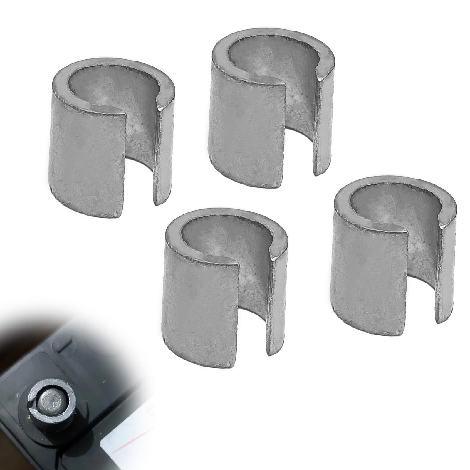 Battery Post Terminal Shims, 2 Pairs Universal Car Battery Negative ...