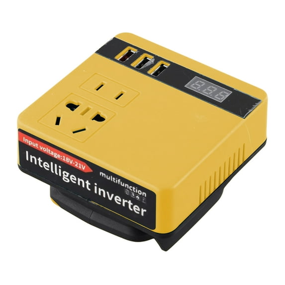 Battery Power Inverter, Outdoor Work Inverter with Current Display ...