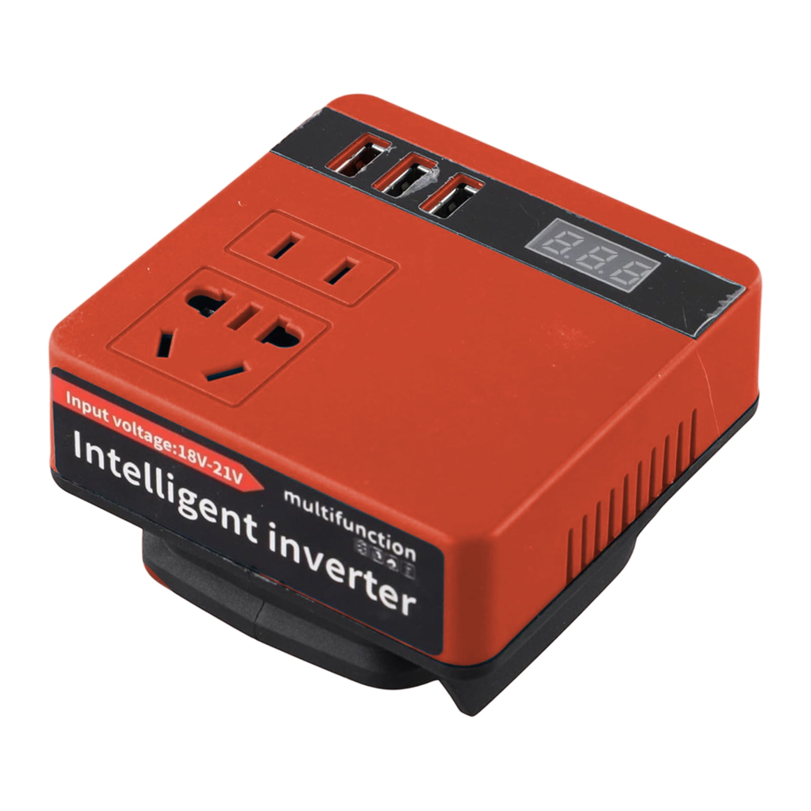 Battery Power Inverter, Outdoor Work Inverter with Current Display ...