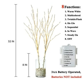 Bare Branch Lighted Tree