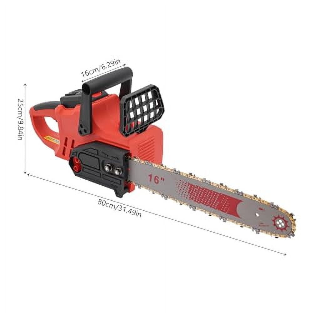 Battery Powered Chainsaw 16 Inch 800W 36V Electric Cordless Chain Saw ...