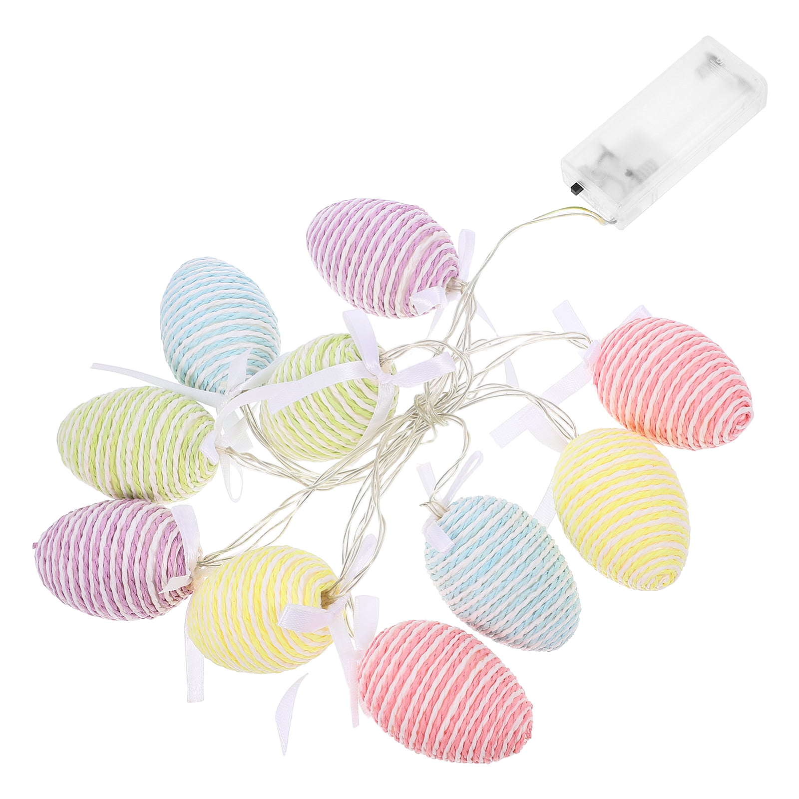 Battery Powered Easter Egg String Lights Colorful Led Lights For Spring And Easter Home ...