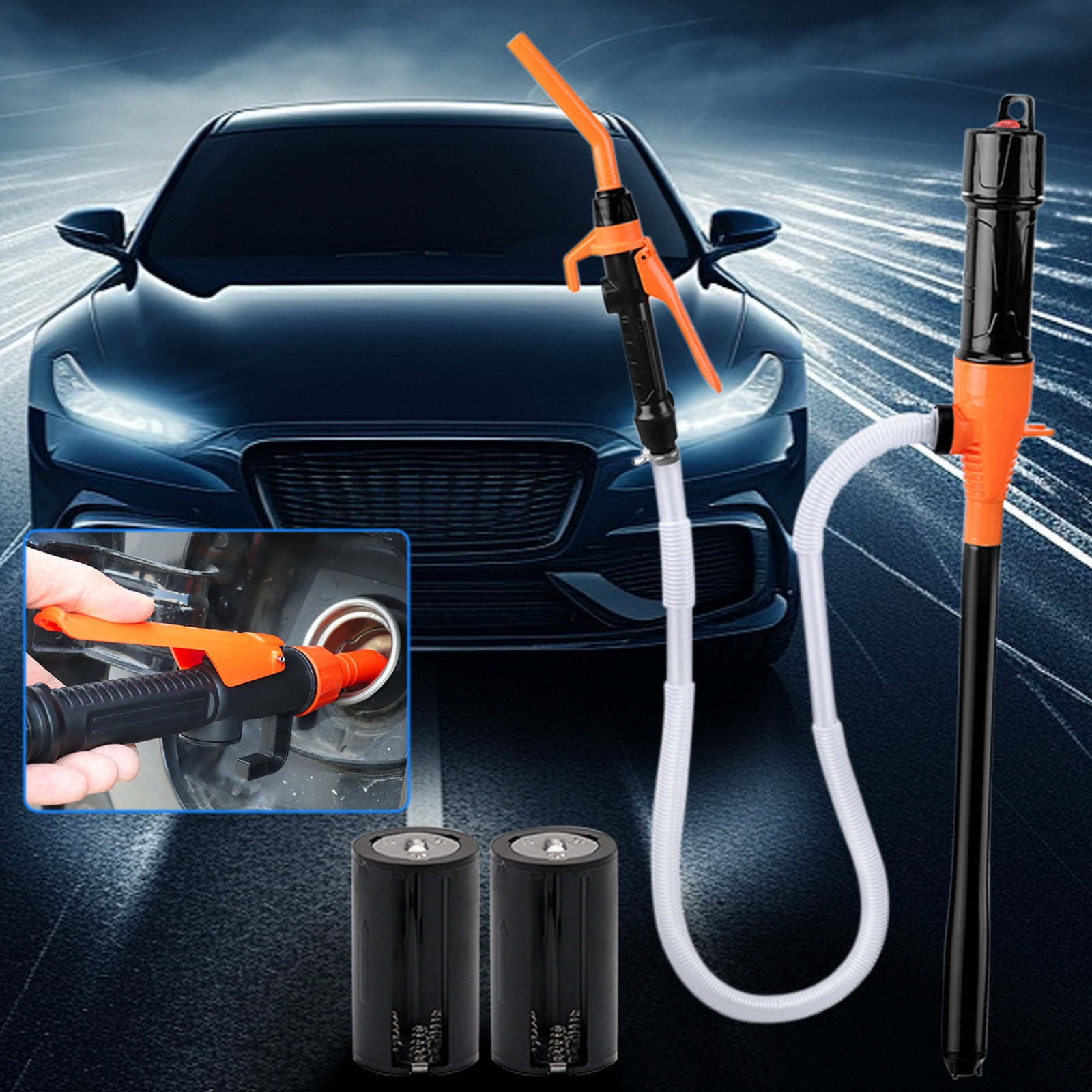 Battery Powered Fuel Transfer Pump, Portable Electric Siphon Transfer ...