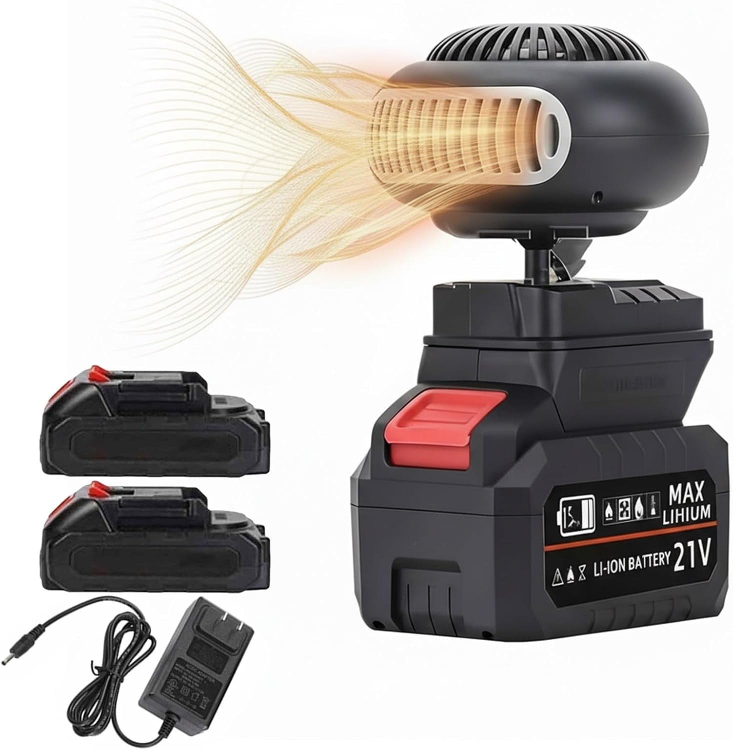 Battery Powered Heater, 2026 New Portable Heater Runs on Batteries ...