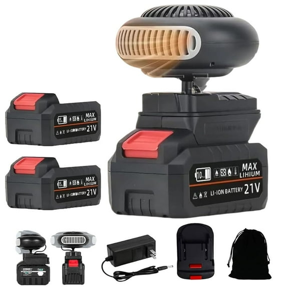 Battery Powered Heater, 360° Rotatable Battery Operated Heaters for ...