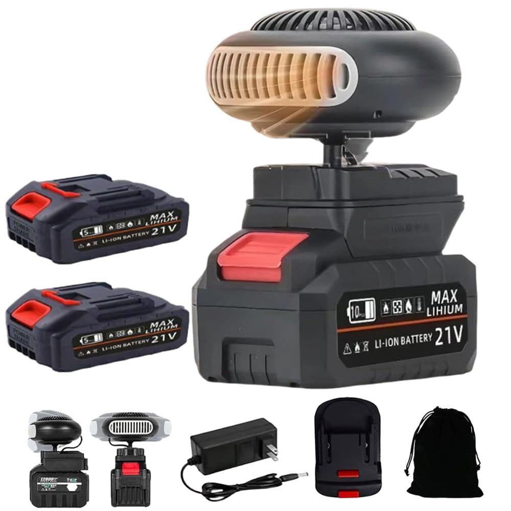 Battery Powered Heater, 360° Rotatable Battery Operated Heaters for ...