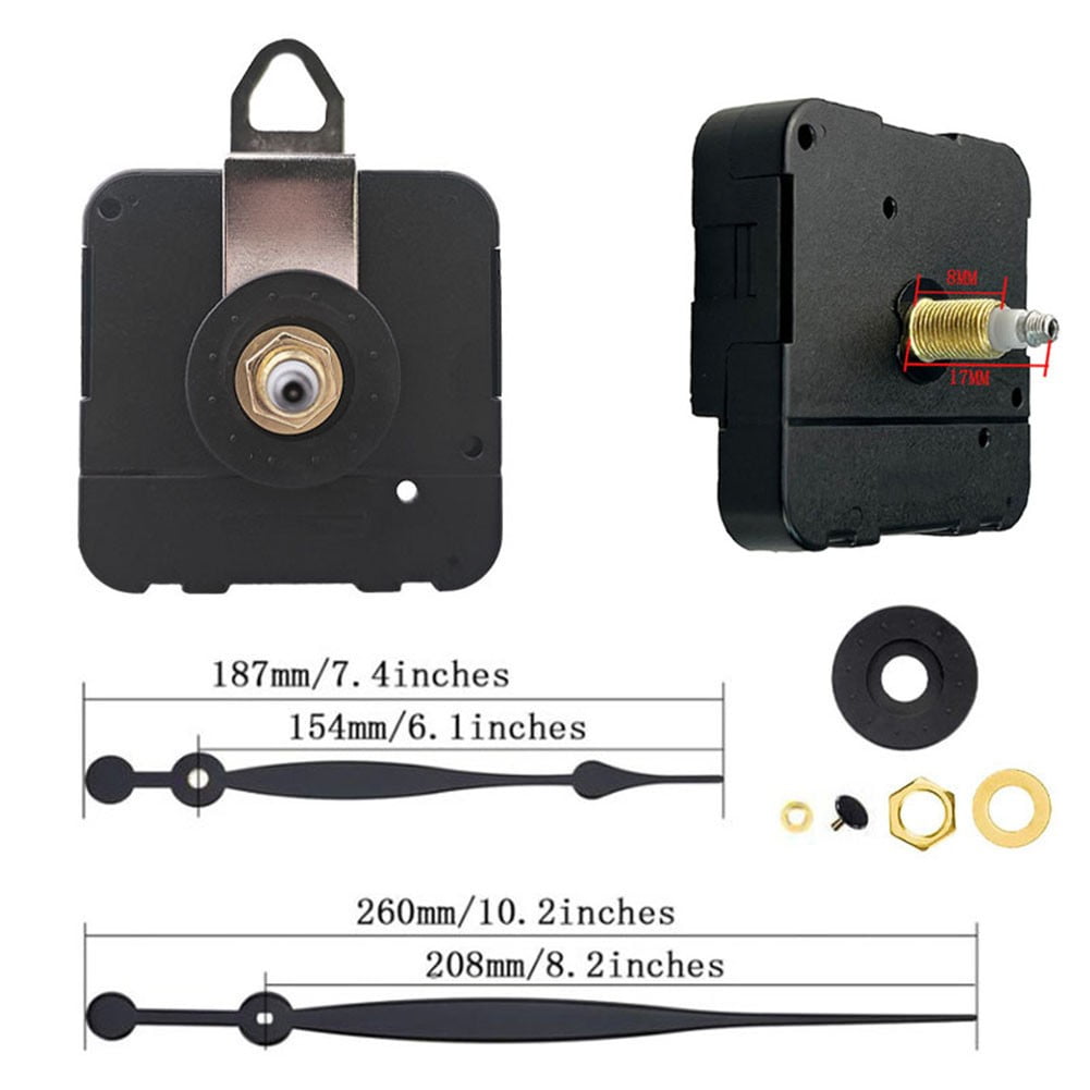 Battery Powered High Torque Wall Clock Mechanism for Various Design ...