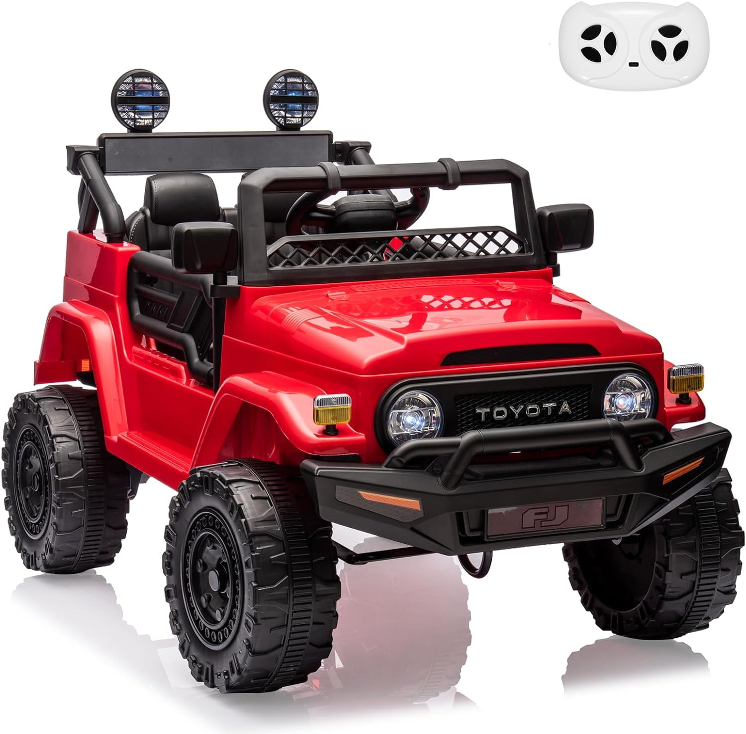 Battery Powered Kids Car with Spring Suspension, EVA Tires, USB, Music ...