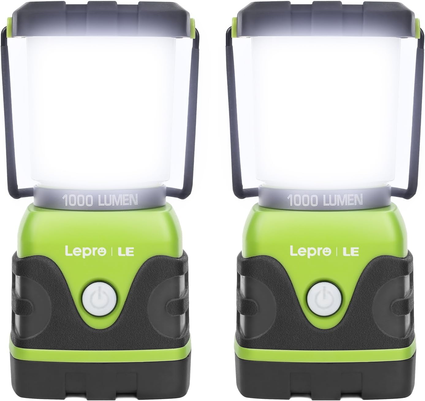 Battery Powered LED Camping Lantern 1000 Lumen Waterproof with 4 Light ...