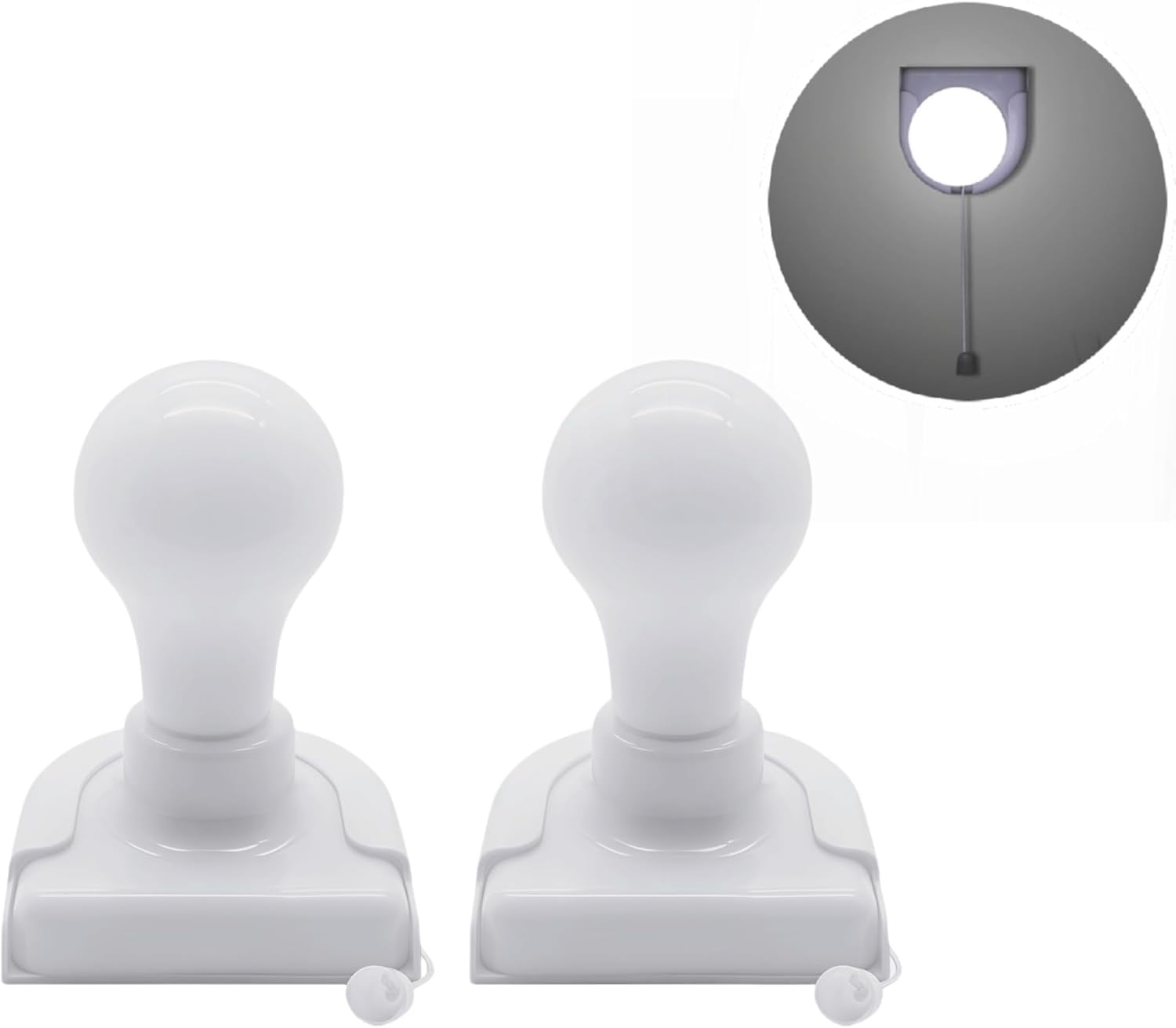 Battery Powered Light Bulbs: Bulbs That Work Without Electricity, 2 Pcs ...