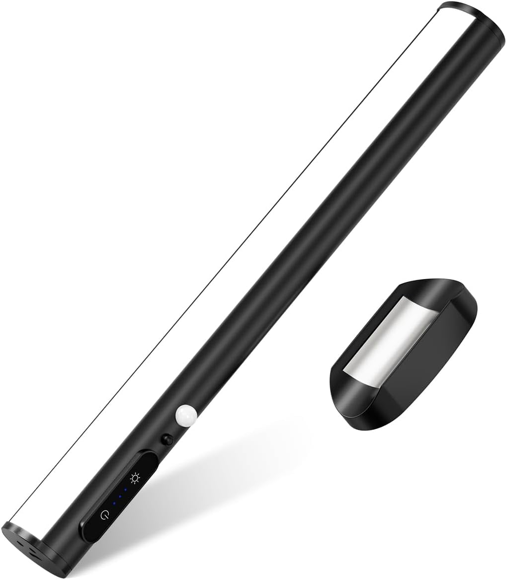 Battery Powered Operated Wall Strip Lights, Motion Sensor LED Light Bar ...