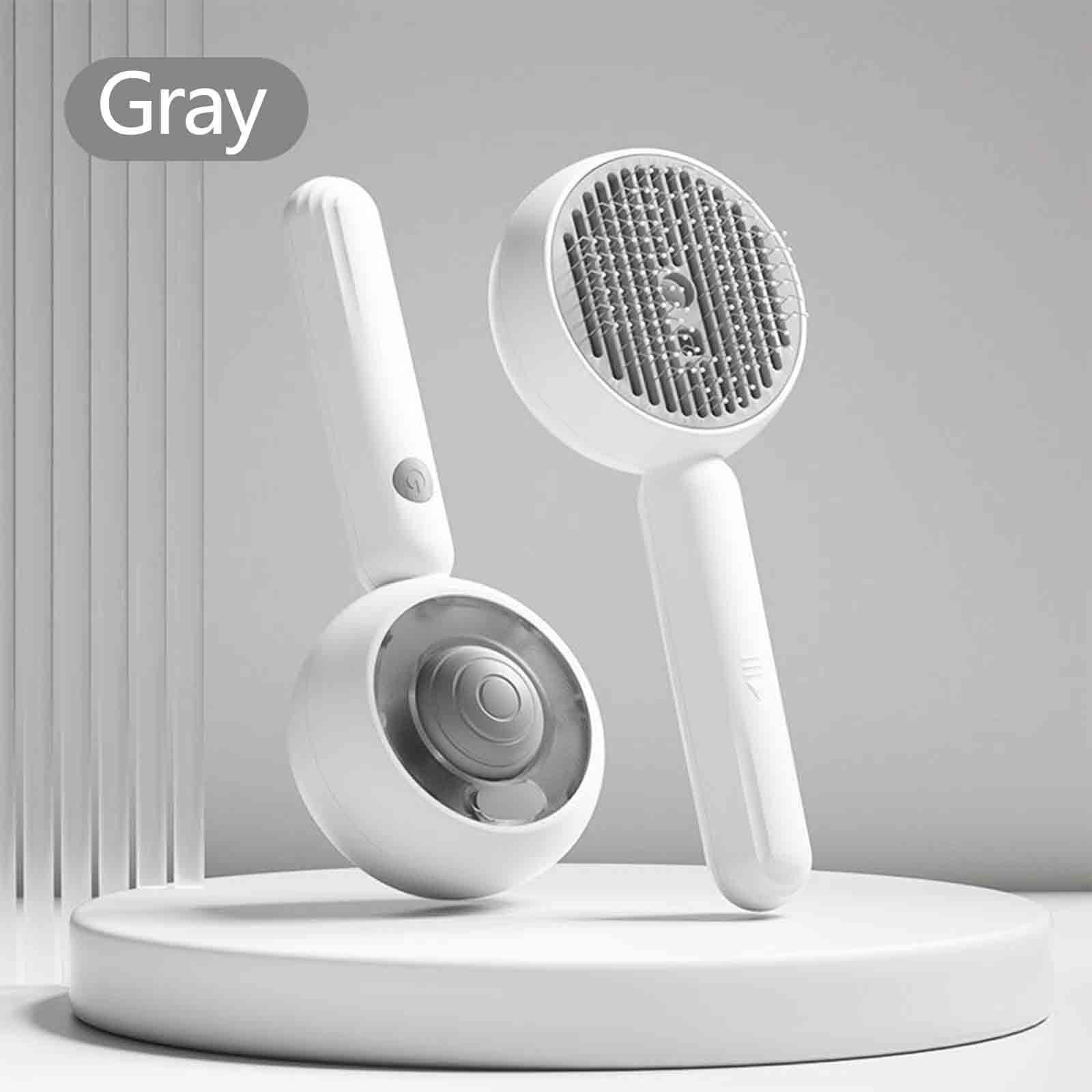 Battery-Powered Pet Comb, Stainless Steel Brush Head, Cordless ...