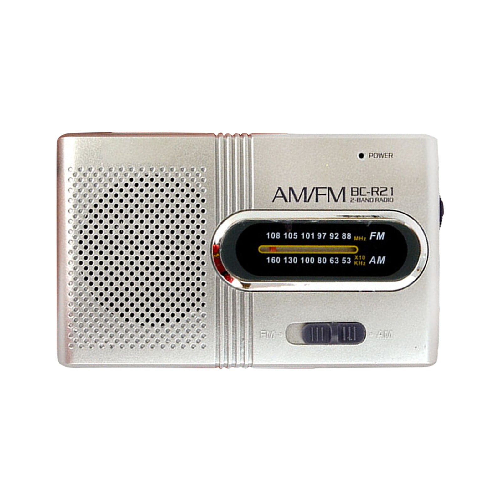 Battery Powered Portable Radio Wide AM/FM Reception Stable Frequency ...
