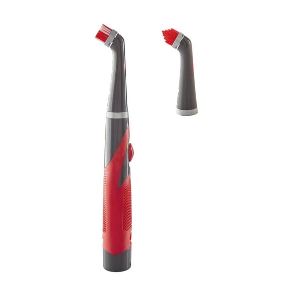 Battery-Powered Power Scrubber with Interchangeable All-Purpose and ...