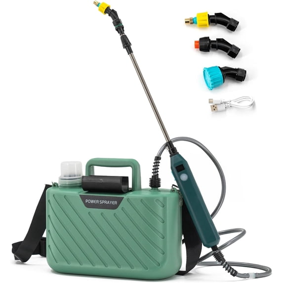 Battery Powered Sprayer,1.35Gallon 5L Electric Garden Spray with ...