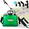 Battery Powered Sprayer 2 Gallon, Electric Sprayer with 4 Mist Nozzles ...