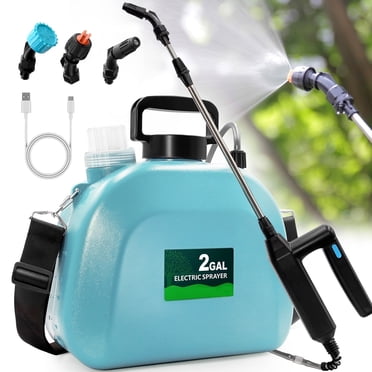 2L Electric Sprayer USB Recharable Garden Sprayer, Bottle 360 ...