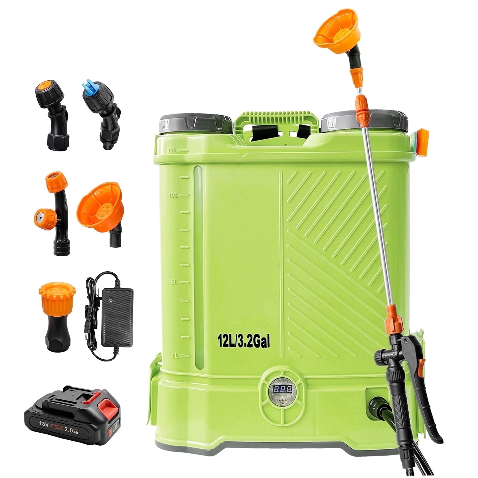 SideKing Backpack Sprayer Battery Powered 3.17 Gal, 18 V Powered ...