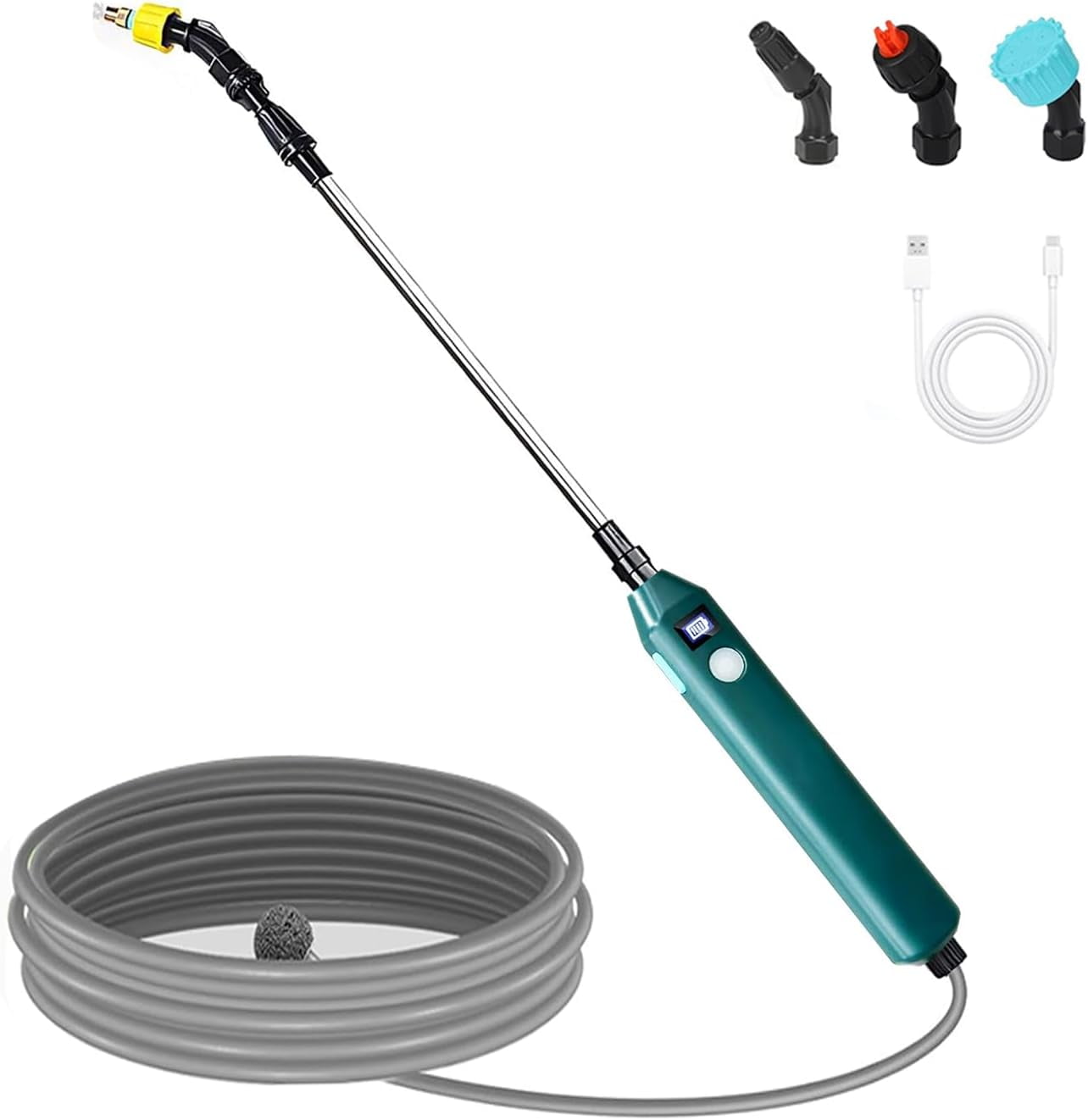Battery Powered Sprayer Wand,Electric Plant Telescopic Watering Wand ...