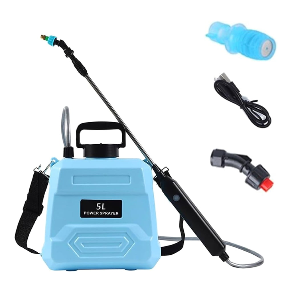 Battery Powered Sprinkler 5L/8L Upgraded Electric Weeding Sprinkler ...
