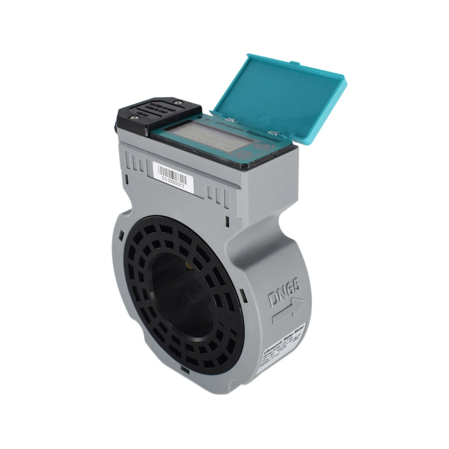 Battery Powered Ultrasonic Water Meter DN50 DN65 DN80 DN100 DN125 DN150mm RS485 Digital Water ...