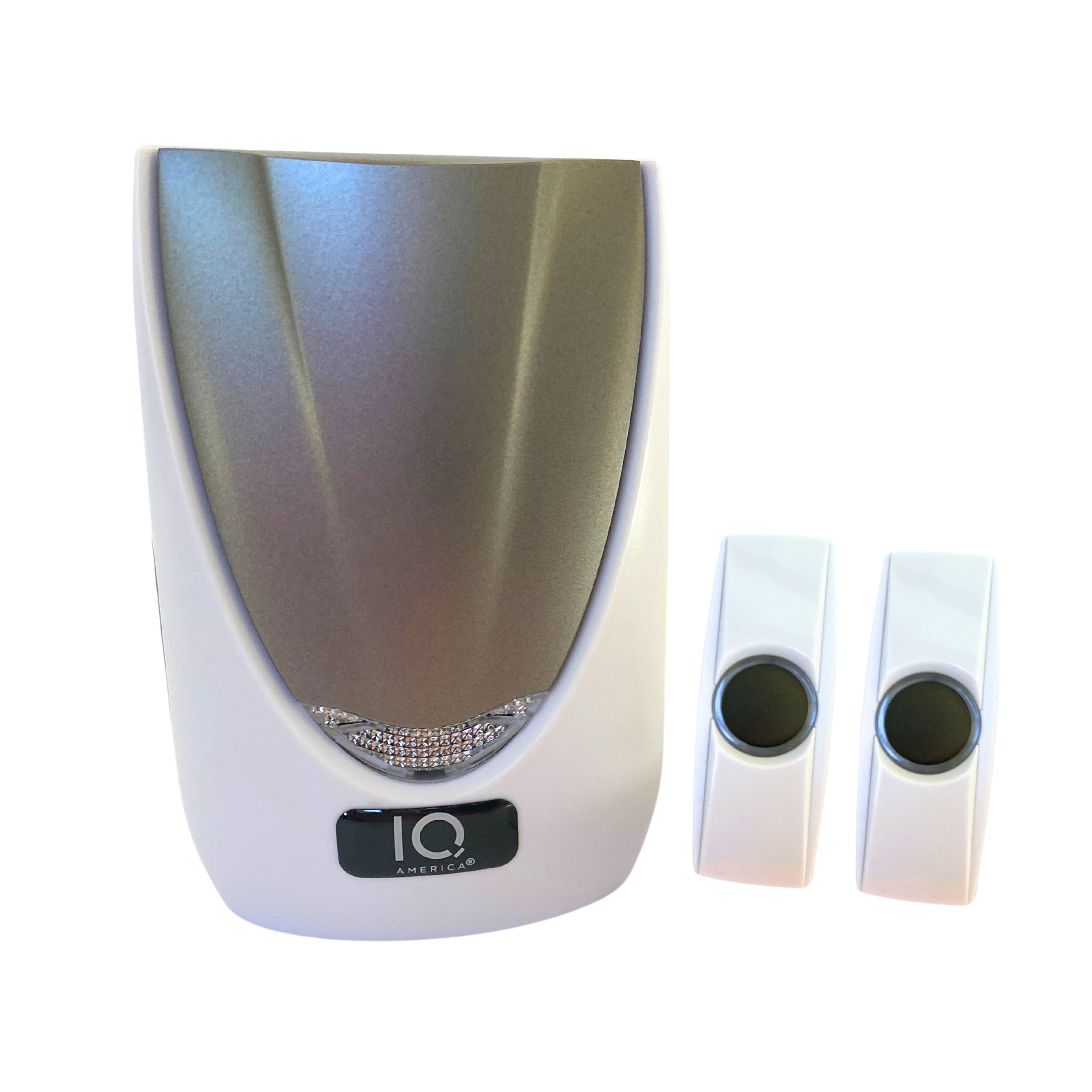 Battery Powered Wireless Portable Door Bell Chime with Visual Strobe ...