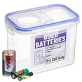 Battery Recycling Container with Lid for Household Batteries, Battery ...
