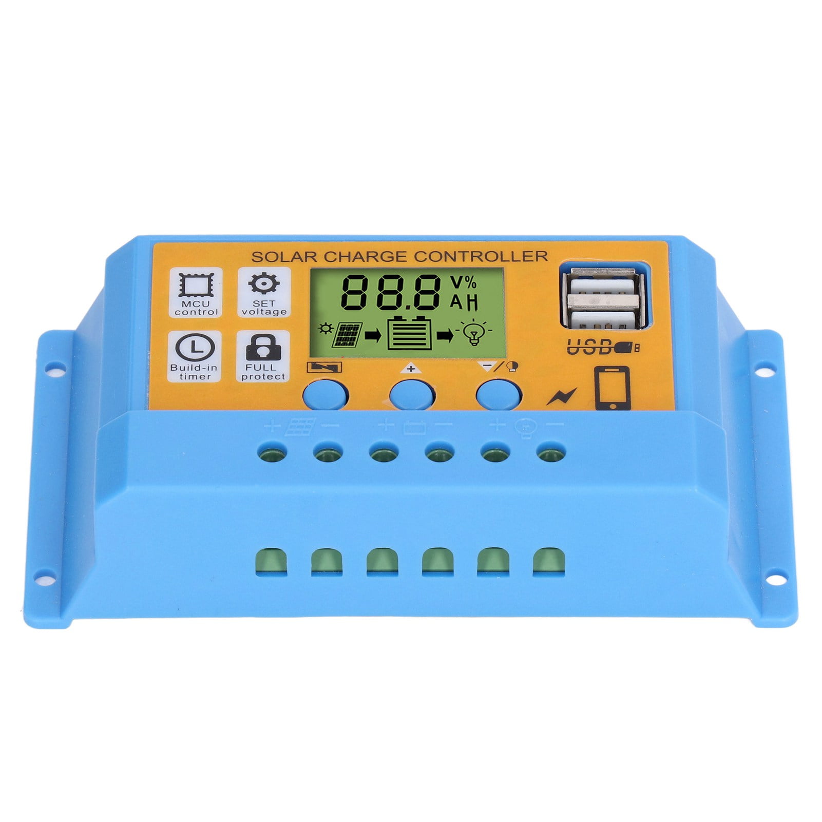 Battery Regulator, Automatically Manage Dual USB Output Solar ...