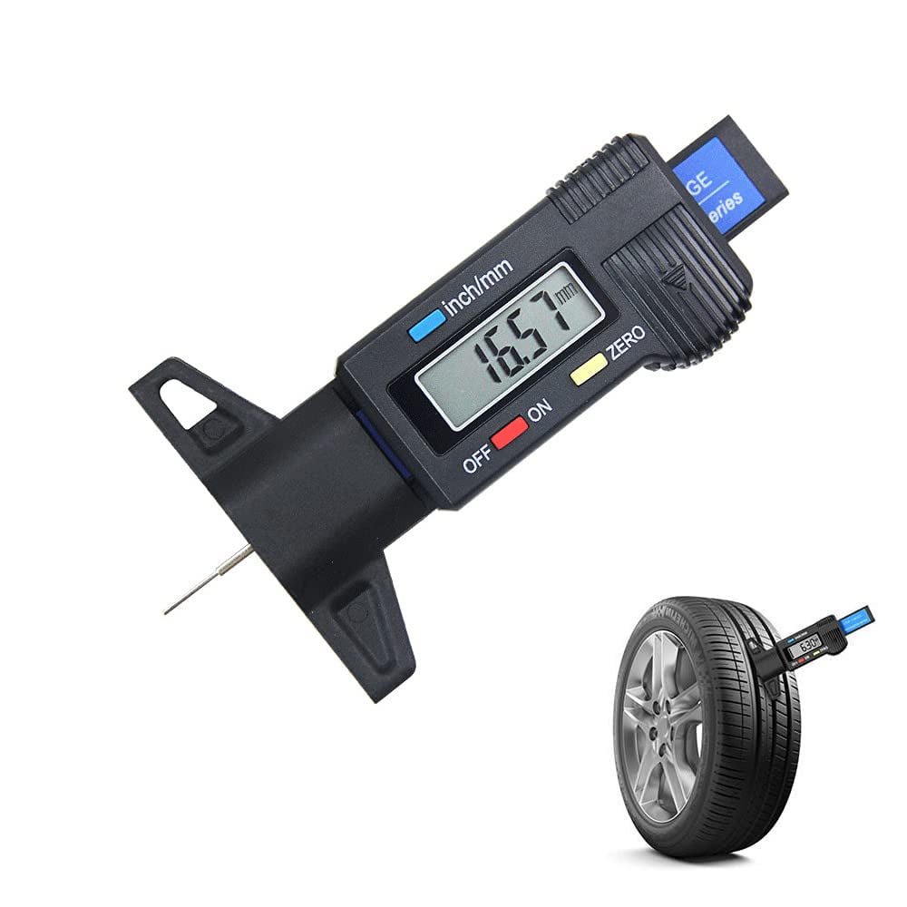Battery Saver Automatic Shut Off, Digital Tire Tread Depth Gauge for ...